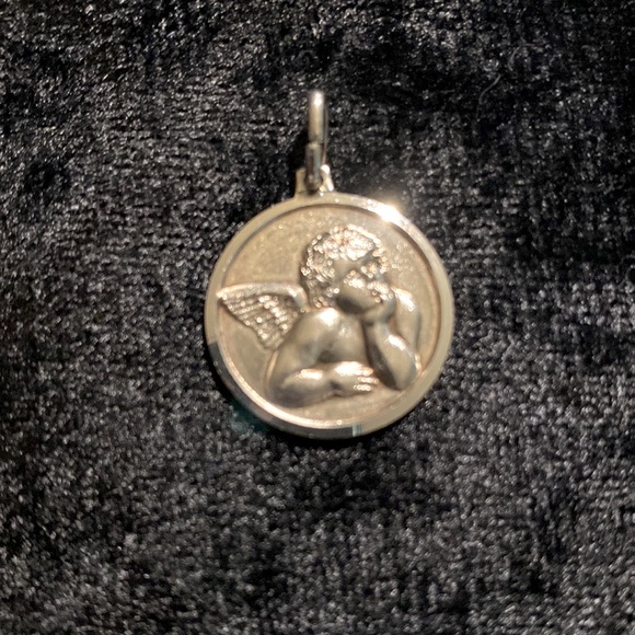 Source Unknown | Jewelry | Ss Angel Pendant | Poshmark
